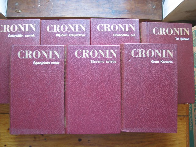 A. J. CRONIN - KOMPLET OD 7 KNJIGA 2, 3, 4, 5, 6, 7, 8,