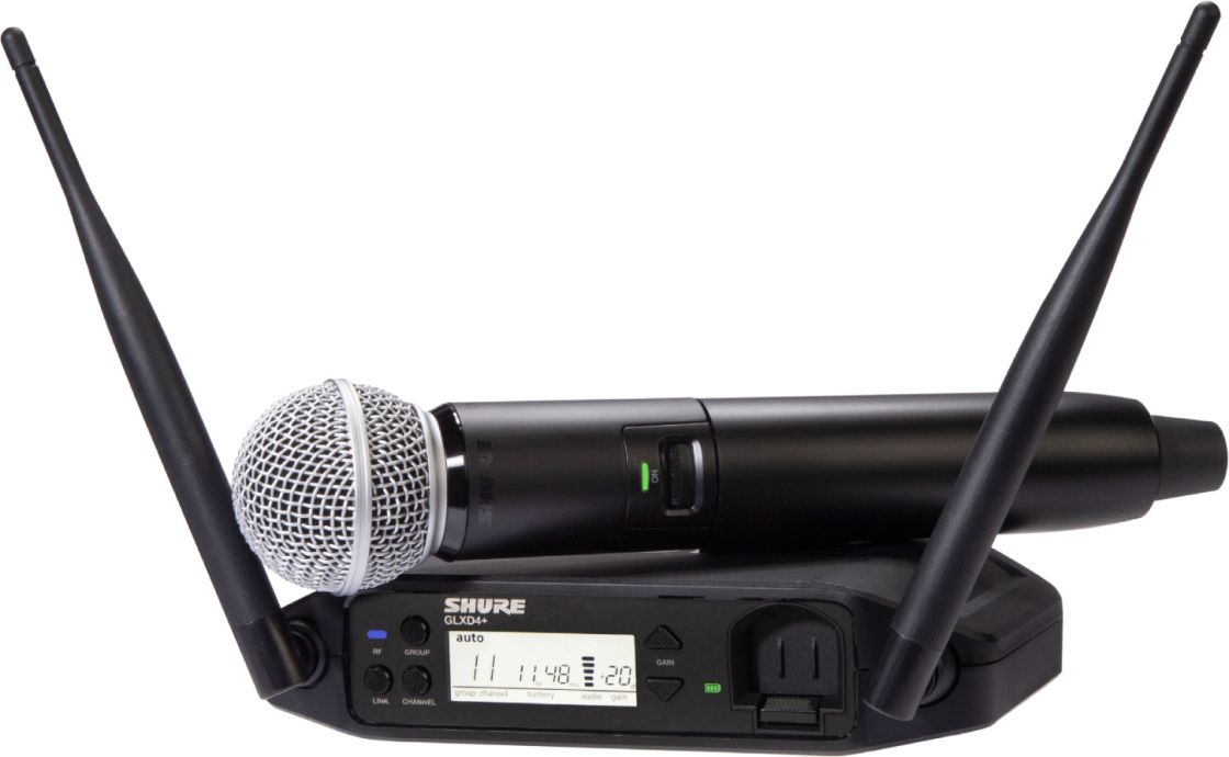 Shure GLXD24+/SM58