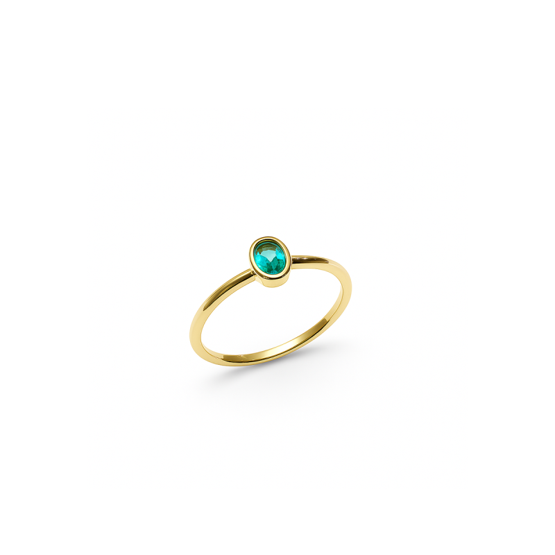 Ring Green Flame
