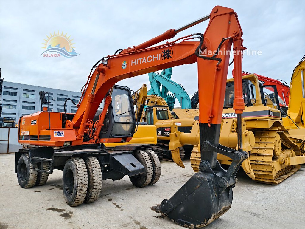 Hitachi EX100WD bager točkaš