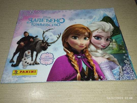 Panini album sa sličicama Zaledjeno kraljevstvo