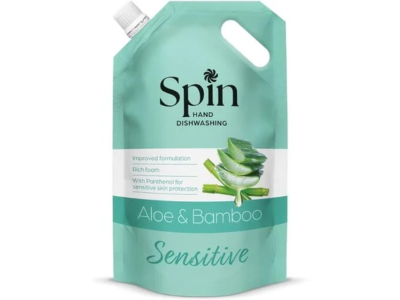 Spin Deterdžent za posuđe Aloe&Bamboo 1200ml