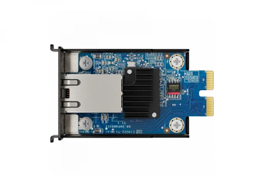 Synology E10G22-T1-MINI 10GbE RJ-45 network upgrade module for compact Synology servers, 10/5/2.5/1 Gbps Multi-Gig support, PCIe 3.0 x2, for models DS923+, DS723+, RS422+, DS1522+