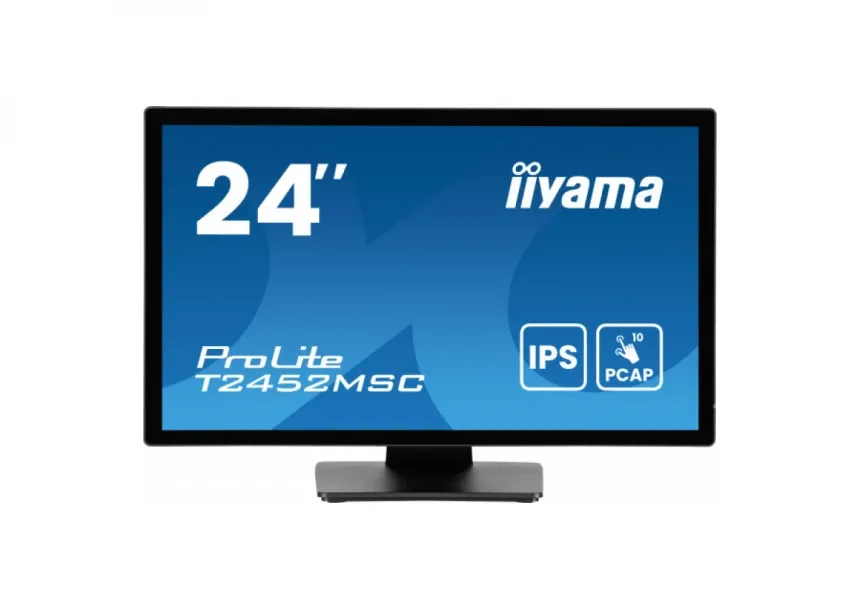 Monitor 23.8" Iiyama ProLite T2452MSC-B1AG IPS 1920x1080/60Hz/5ms/HDMI/DP/USB