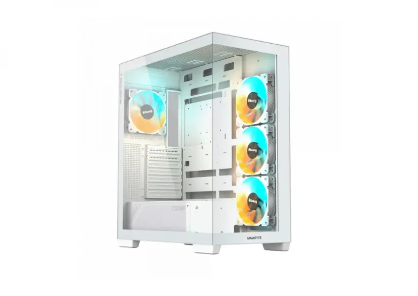 Gigabyte GB-C500PI ST C500 PANORAMIC STEALTH ICE, Mid Tower, up to ATX, RGB Fusion with ARGB Connector Hub, With USB 3.0 x2 and USB 3.2 Gen2 Type-C x1 on I/O panel, White