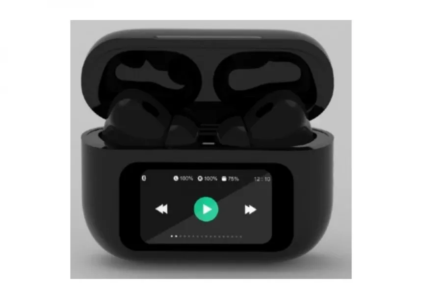 TWS-LCD-ANC-01-BK Gembird bluetooth V5.1 slusalice, TWS, LCD display, Active Noise Cancelling,Black