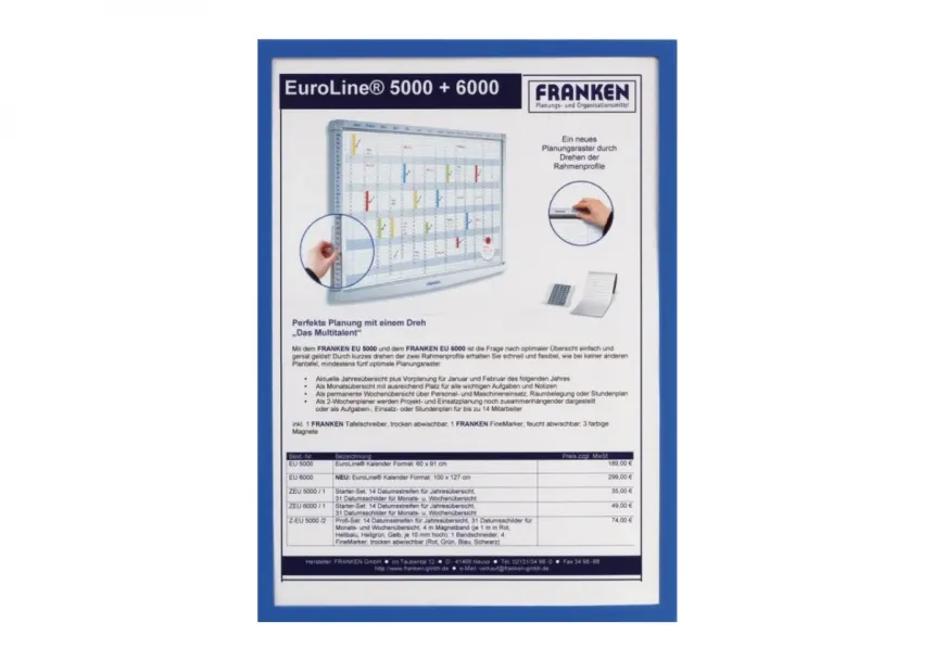 Magnetni ram A4 Franken plava 09CR10E