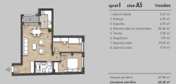Prodajem Stan-Apartman, Socijalno, Novi Sad, €229.300
