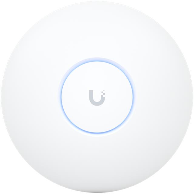 Ubiquiti U7-Pro-Max Ceiling-mounted WiFi 7 AP with 8 spatial streams, 6 GHz support, and a dedicated spectral scanning engine for interference-free WiFi in demanding, large-scale environments