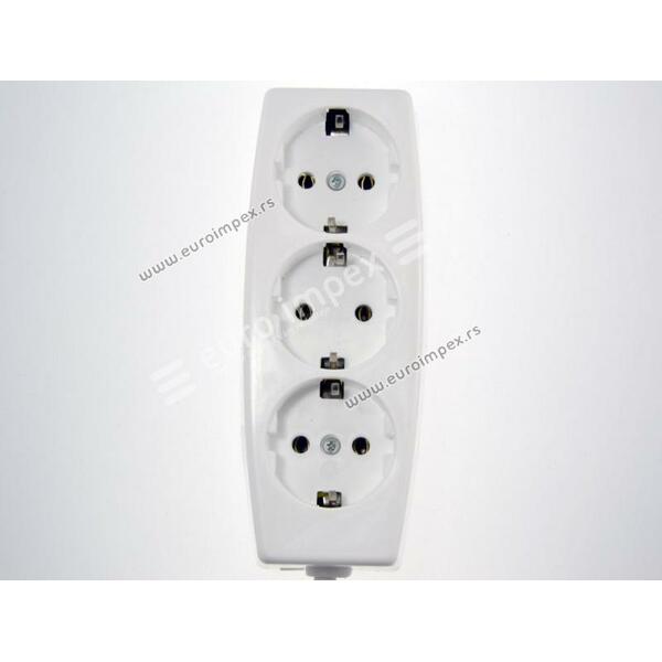 PRODUŽNI KABL 3 MESTA 5m PP/J 3x1,5mm2 440 ELID