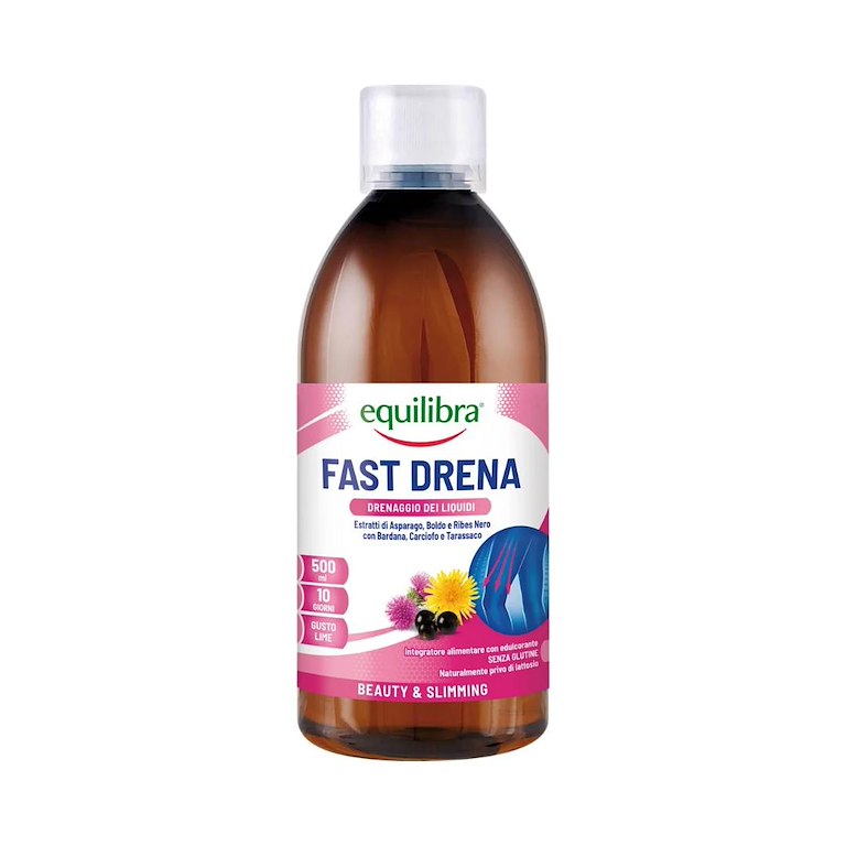 equilibra® FAST DRENA 500 mL; Rastvor za Čišćenje Organizma i Zdravlje Intestinalnog Trakta