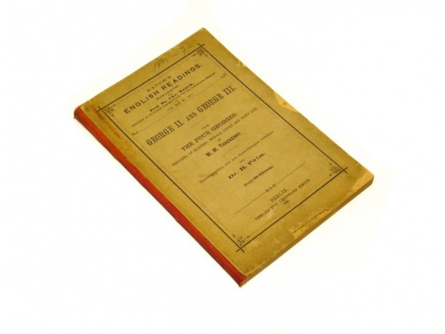 William Makepeace Thackeray - George II. and George III