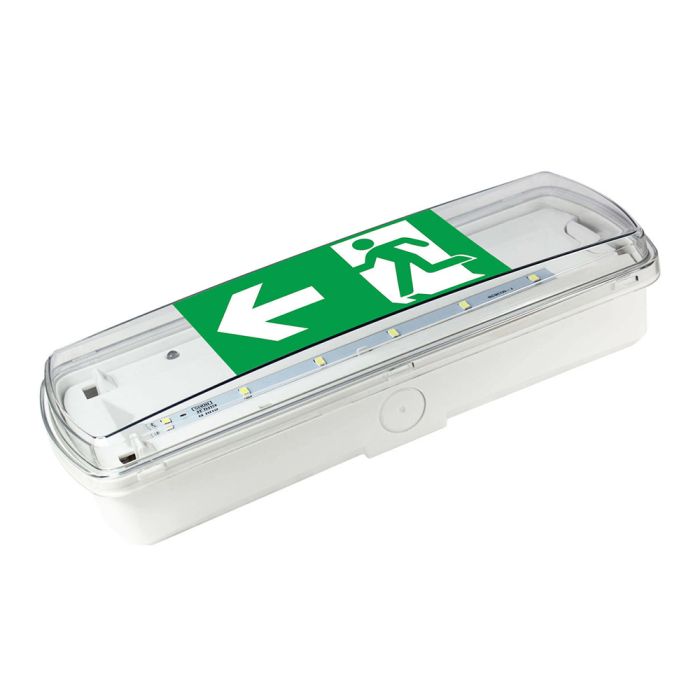 LED panik svetlo, 2,5W, 3h, IP65, Li-FePO4