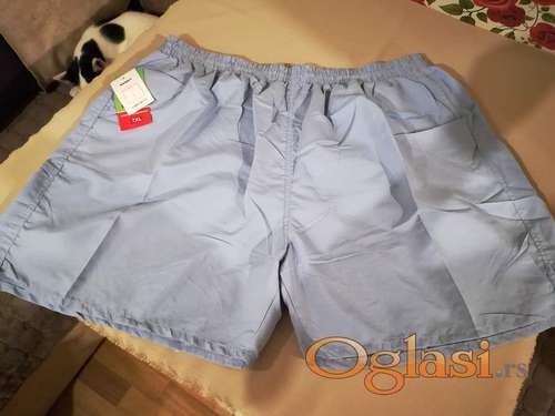 Novi muski sorts Fashion u velikom broju 7XL Svetlo-plavi Novo