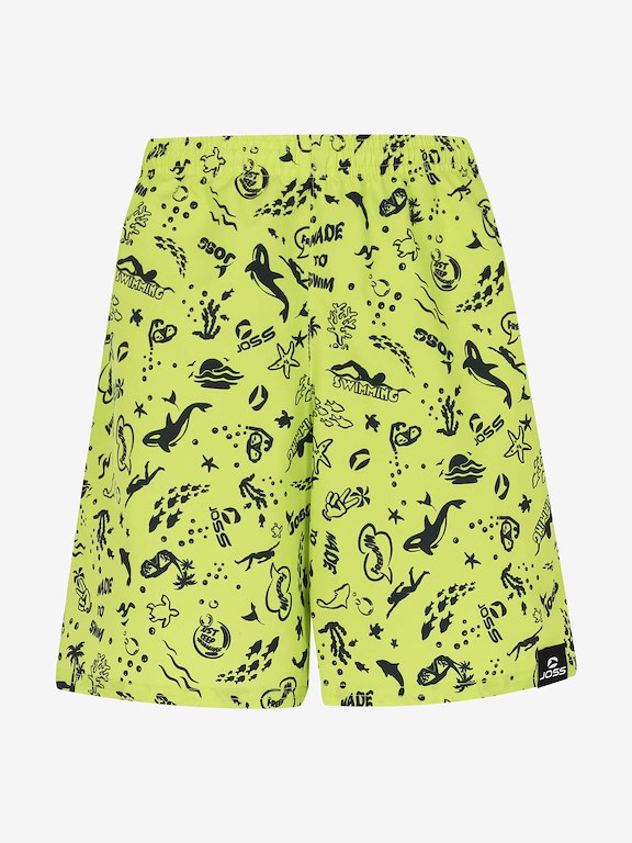 JOSS Dečiji kupaći šorc Boys All-Over Printed Swim Shorts