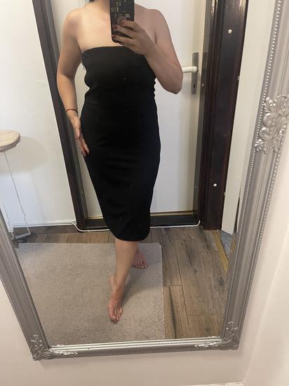 Nova Next crna elegantna haljina L XL