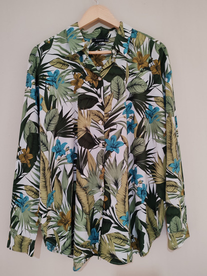 RESERVED FLORAL LEŽERNA KOŠULJA 100%PAMUK L/XL