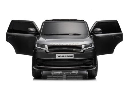 Land Rover 1 Licencirani Dečiji auto na akumulator sa kožnim sedištima i mekim gumama - Sivi ( DK-RR998 )