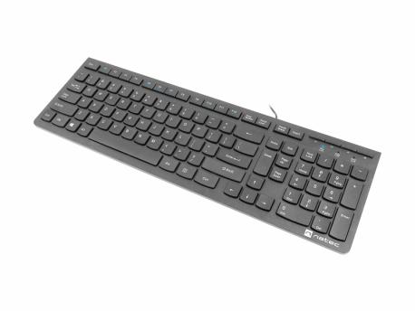 NATEC DISCUS 2, Slim tastatura, US raspored, USB, crna (NKL-1829)