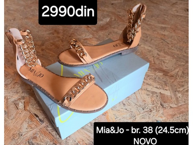 Mia &; Jo ženske sandale bež boje br. 38 - NOVO