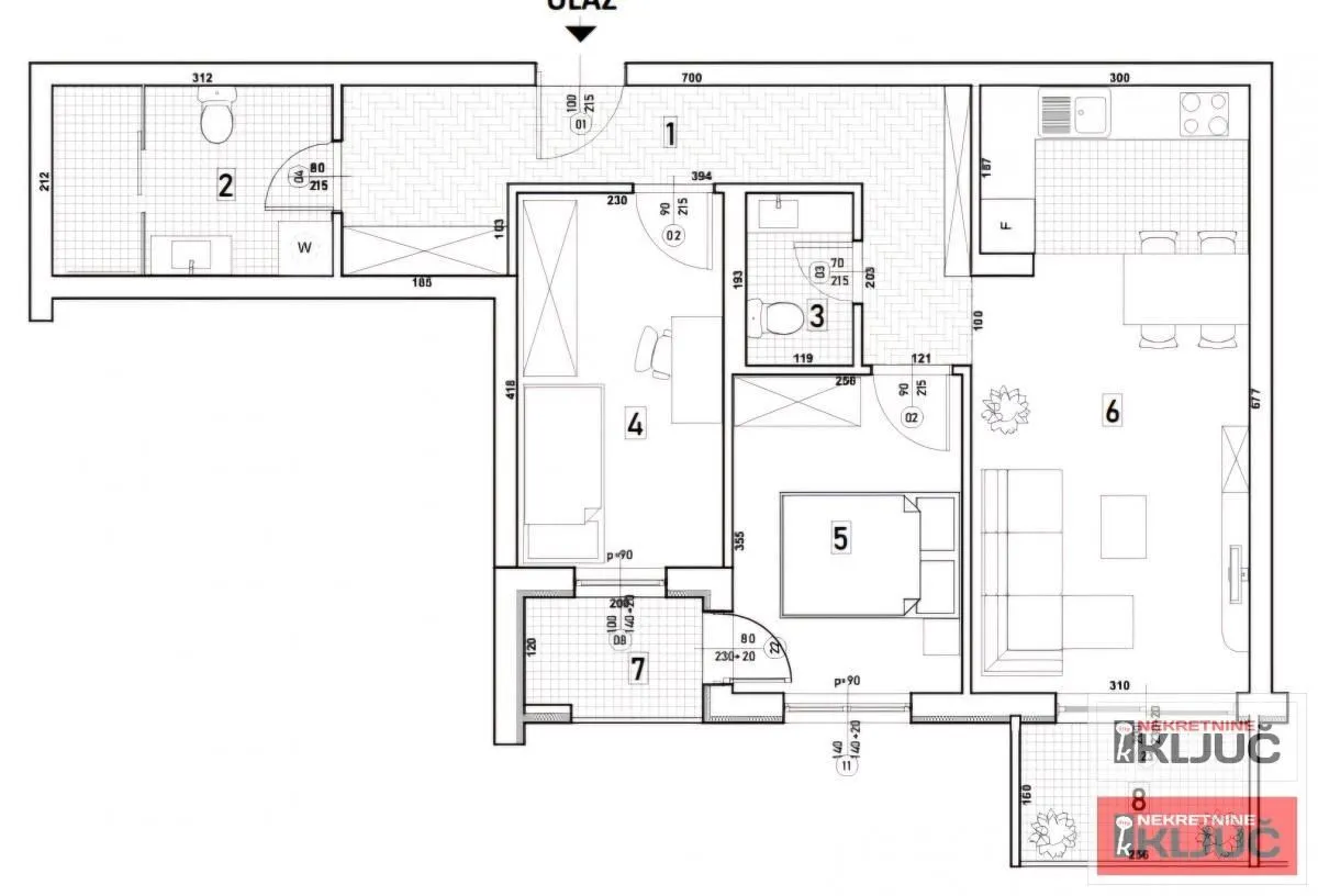 Prodaja, trosoban stan, 67m², Bulevar patrijarha Pavla, Novi Sad Sve Podlokacije
