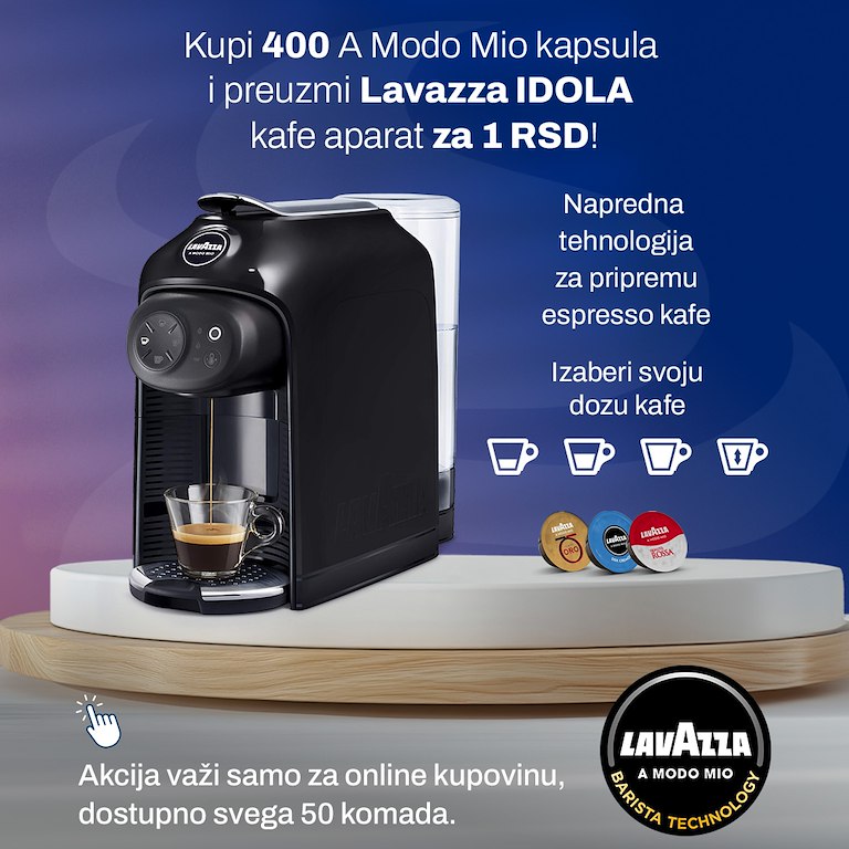 A Modo Mio IDOLA uz 400 kapsula za 1 RSD