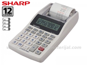 SHARP EL-1611V računska mašina sa 12 cifara i trakom (bez adaptera)
