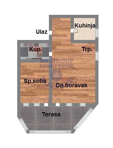 Dvosoban stan na prodaju, 42m2, 109.350€