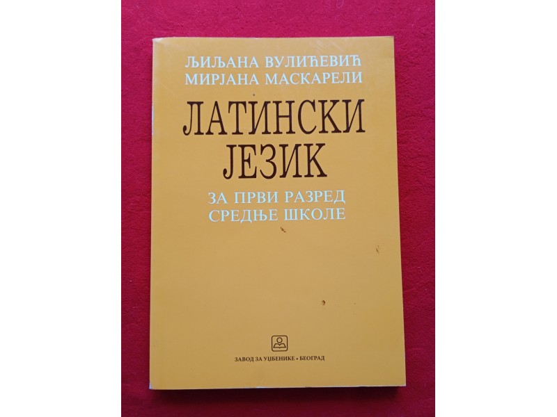 Latinski j. za Ir. sred. sk. - Zavod