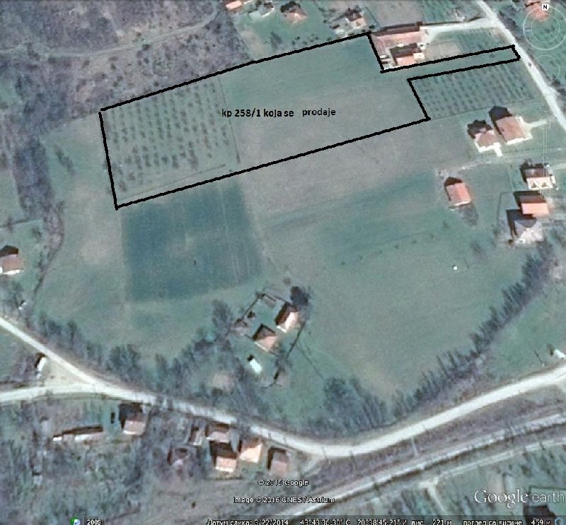 Gradsko građevinsko zemljište, 1.25ha, Kraljevo