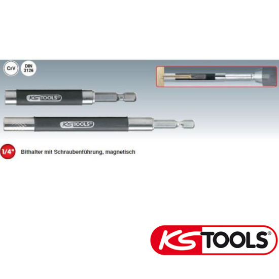 Držač bitceva,sa povlačenjem,magnetni 1/4", 120 mm