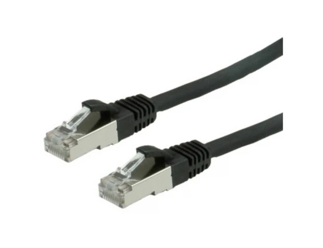 E-GREEN kabl SFTP patch Cat6A 1m crni