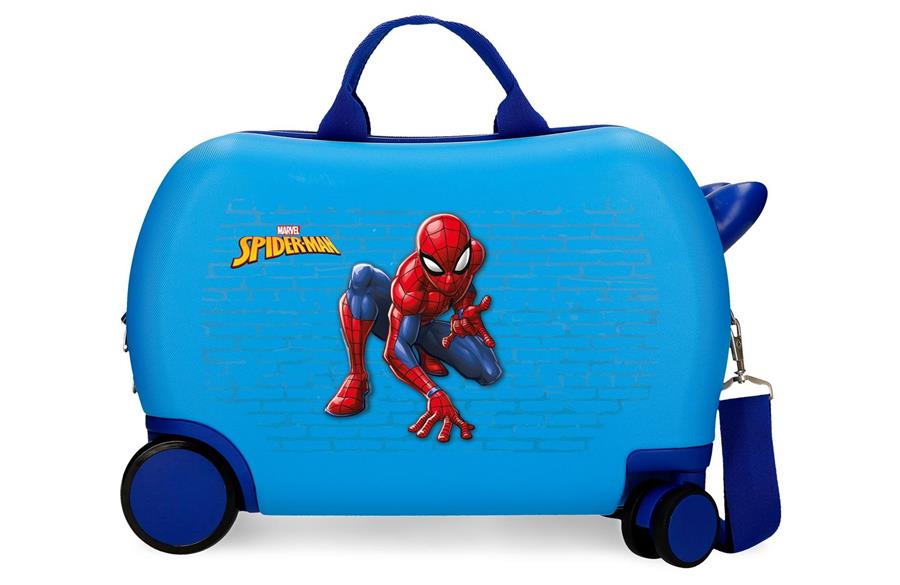 Attack kofer guralica za dečake Spiderman | plava