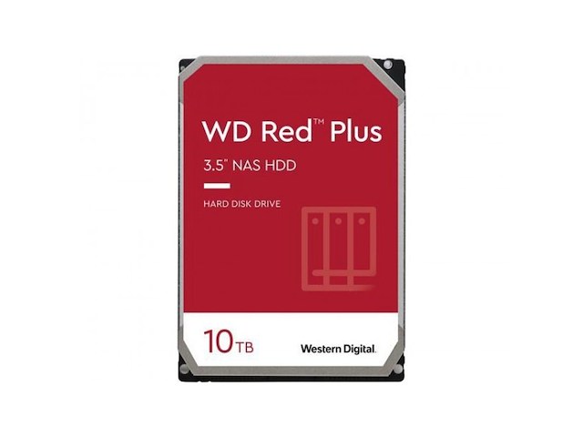 HDD WD 10TB SATA 3.5` WD101EFBX 256MB 7200rpm Red Plus
