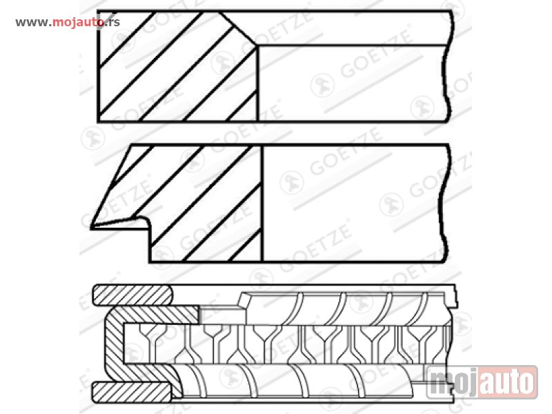 Citroen Ax,Bx,Zx,Saxo 1.1 B Karike STD,NOVO