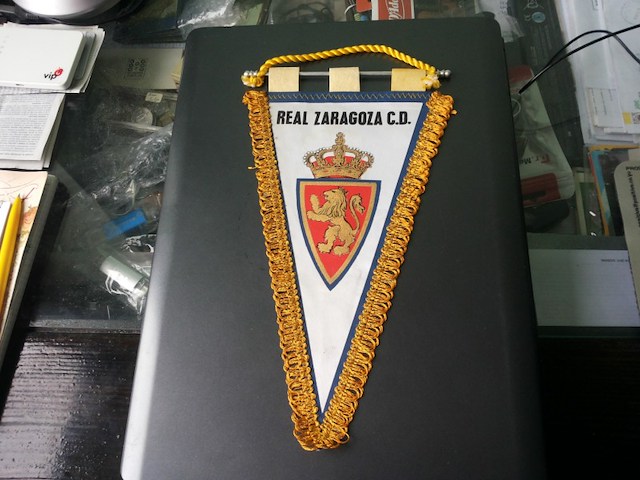 Real Zaragoza C.D. stona veca zastavica