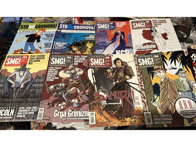 SMG i Sto mu gromova 00-10 (17 komada)
