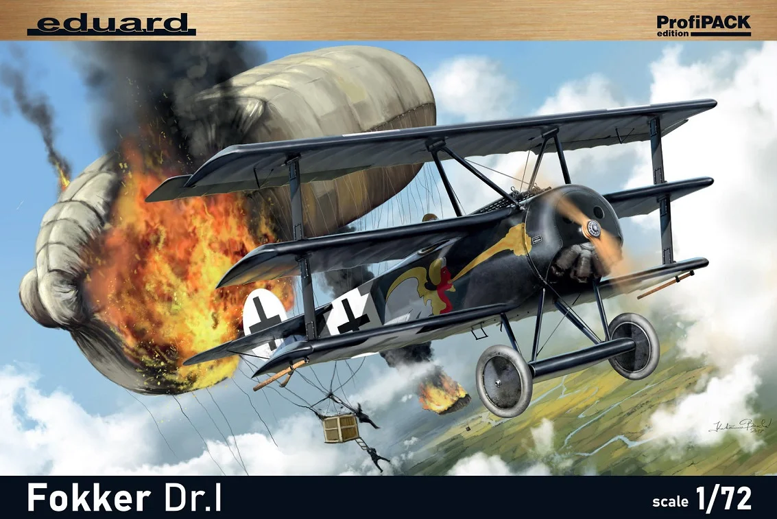 EDUARD 1/72 Fokker Dr.I (Profipack)