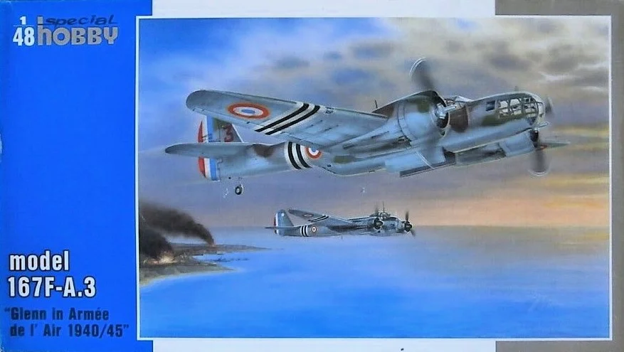 SPECIAL HOBBY 1/48 model 167F-A.3 Glenn in Armee de l’Air 1940/45