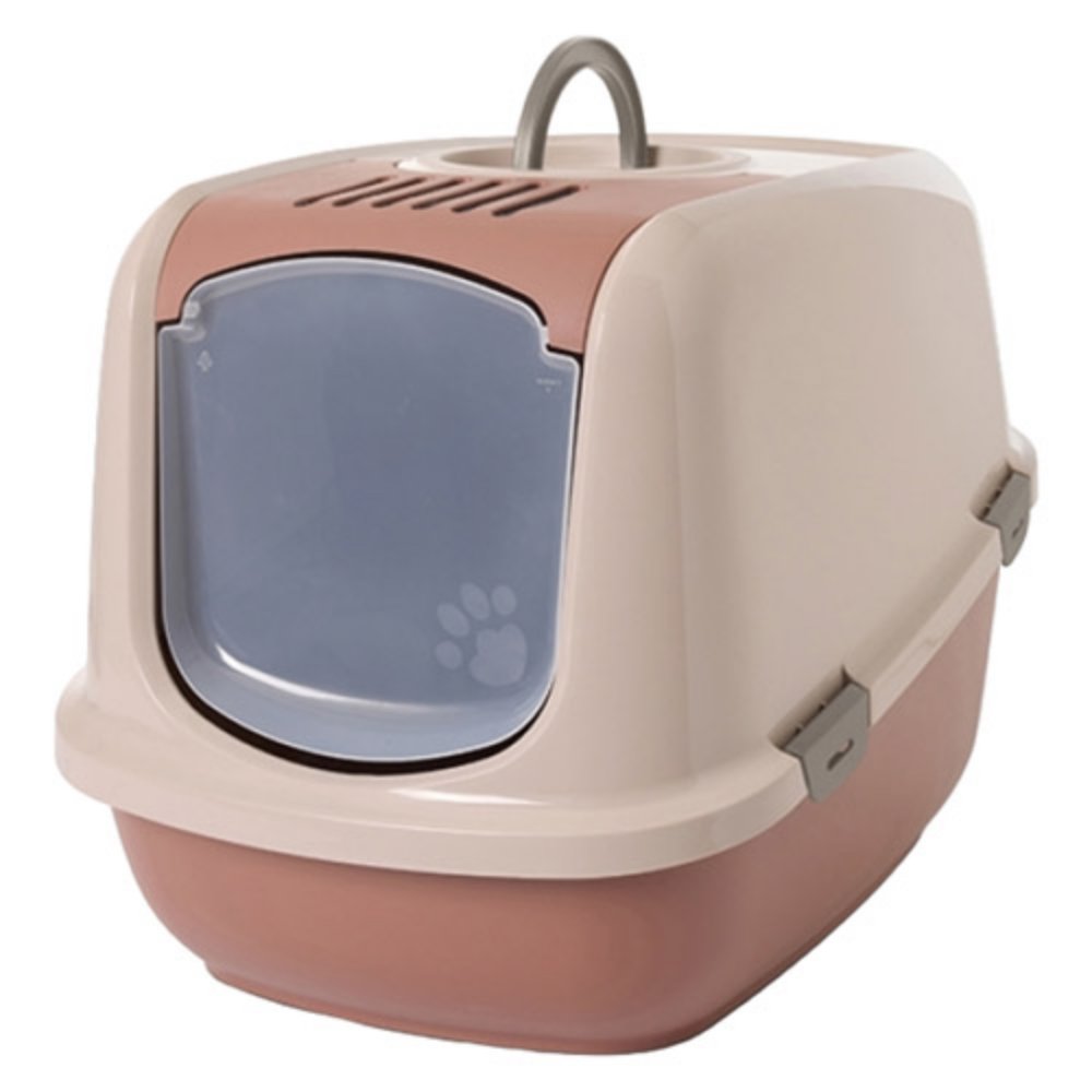 VELIKI TOALET ZA MACE NESTOR JUMBO PUDER ROZE 66.5X48.5X46.5CM