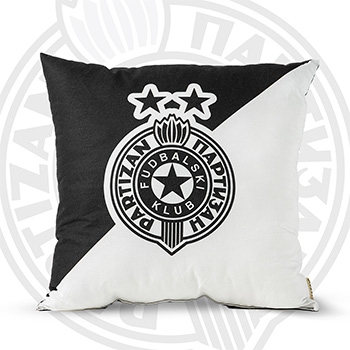 Jastuk "Crno belo" FK Partizan 2967