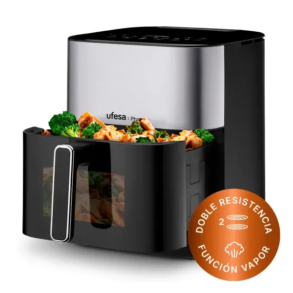 AirFryer Ufesa Phoenix/bezuljna/zapremina 6l/crna