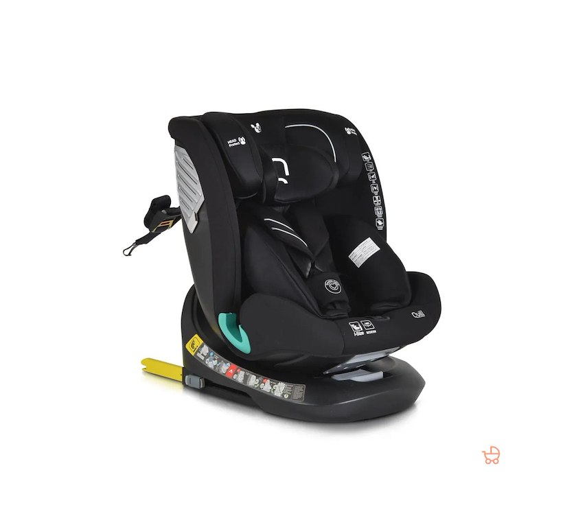 Moni Quill i-Size Autosedište za decu 40-150cm-Black