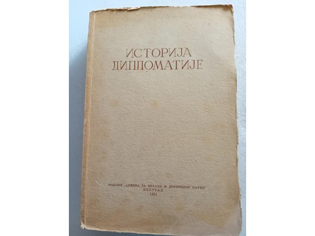 Istorija diplomatije sveska tri