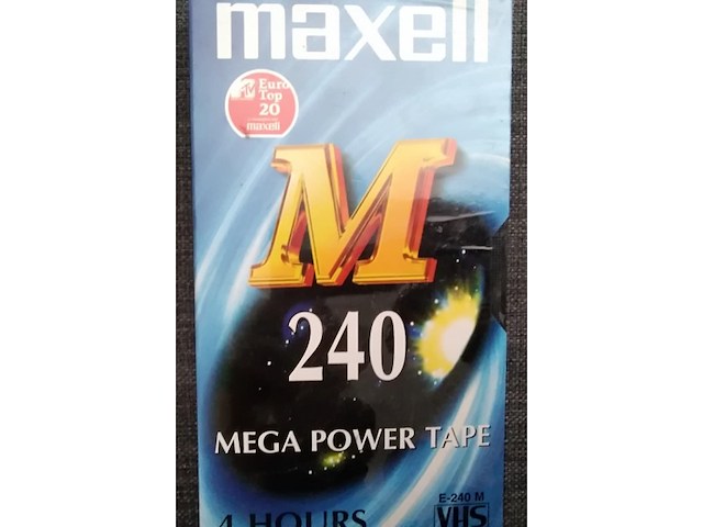 Maxell M 240 VHS tape
