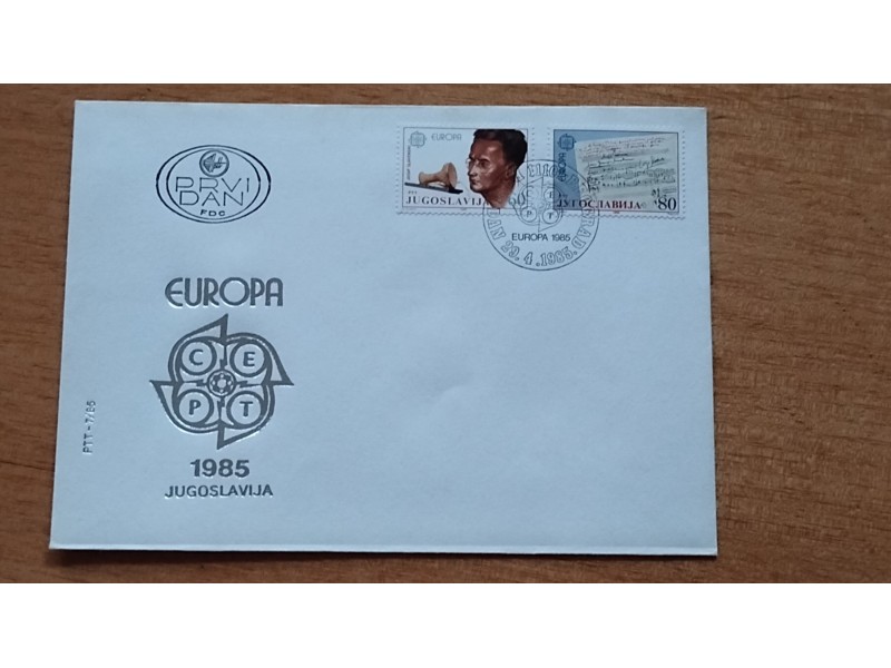 Koverta - FDC - EUROPA CEPT - Jugoslavija