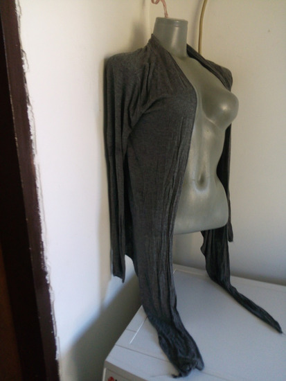 Viskozni sivi kardigan S/M