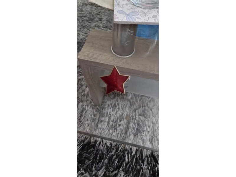 Zanimljiva emajlirana stara petokraka
