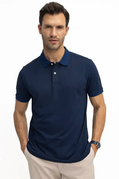 TUDORS Muška polo majica Slim Fit teget