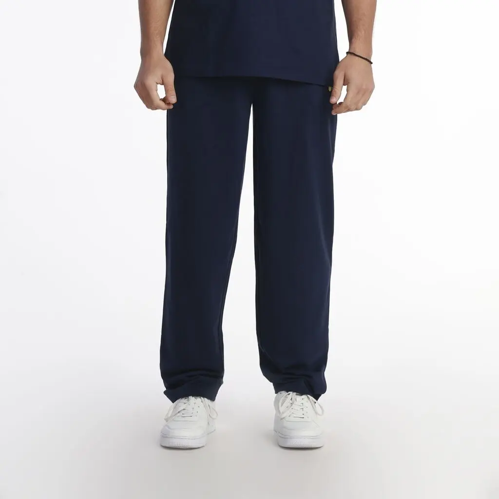 Slazenger Muški donji deo trenerke Logo Open Hem, Teget
